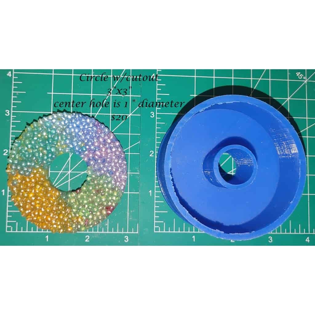 Circle with Cutout - Silicone Freshie Mold – Cozy Leopard Boutique