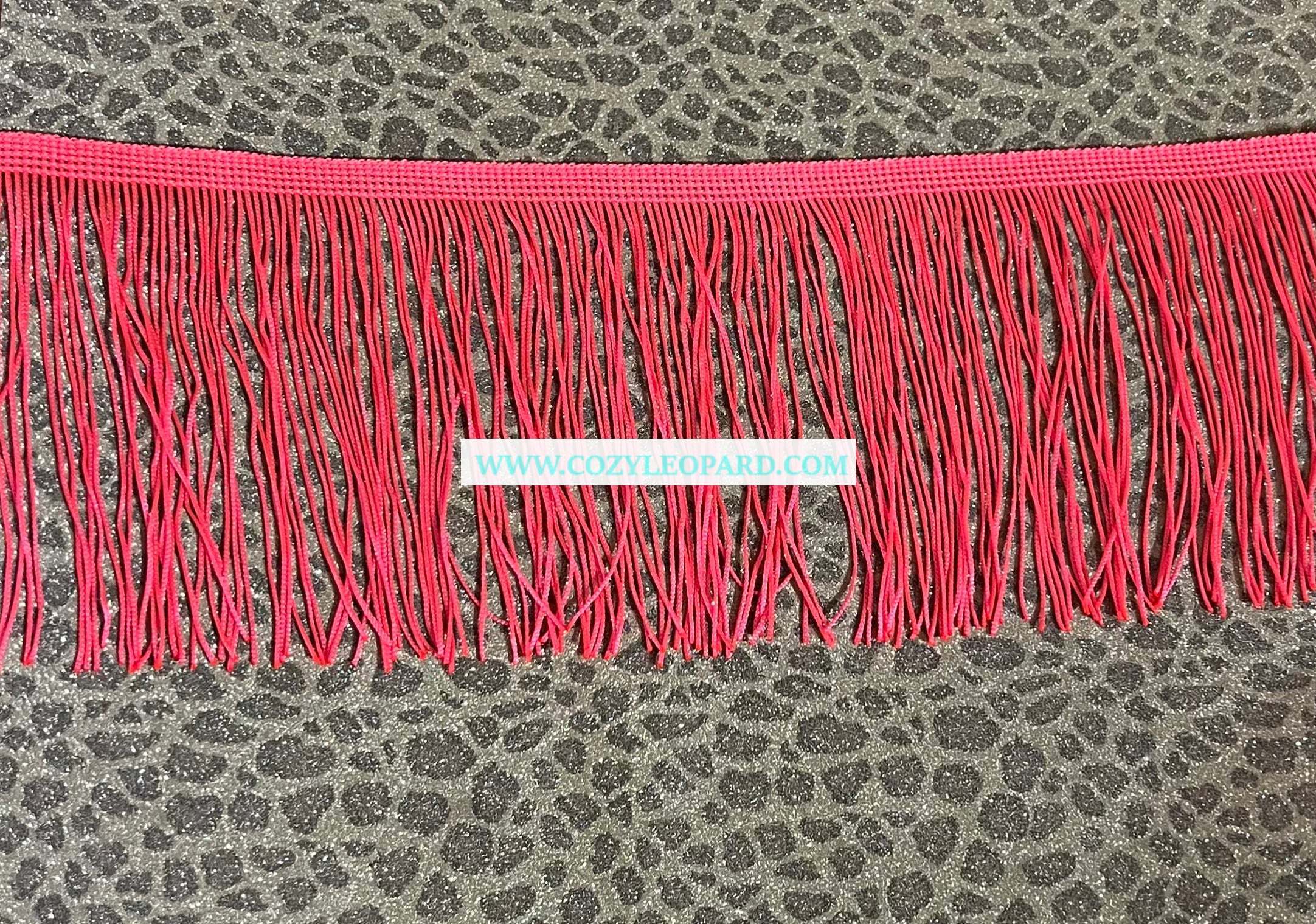 Neon Pink Fringe – Cozy Leopard Boutique